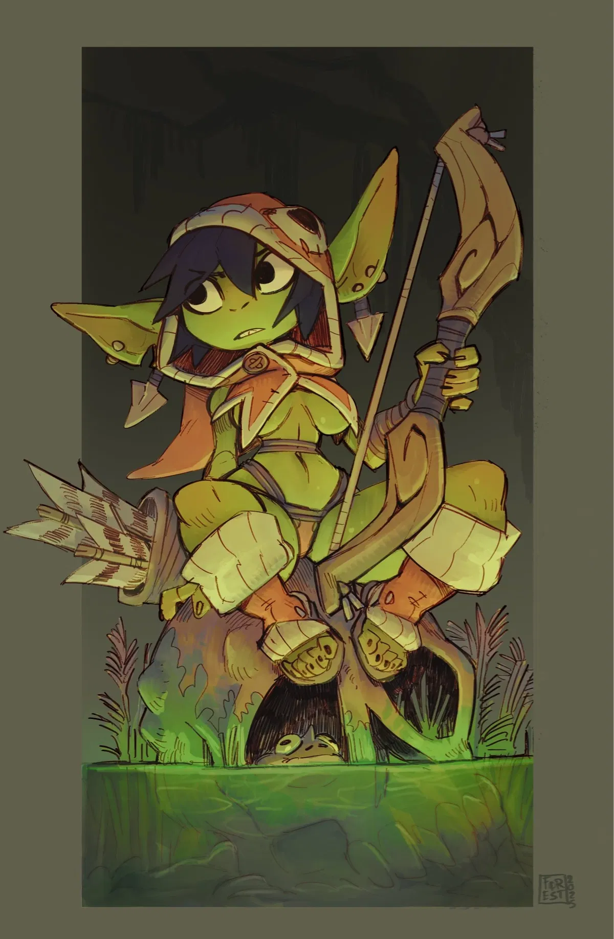 Sharp your goblin companion