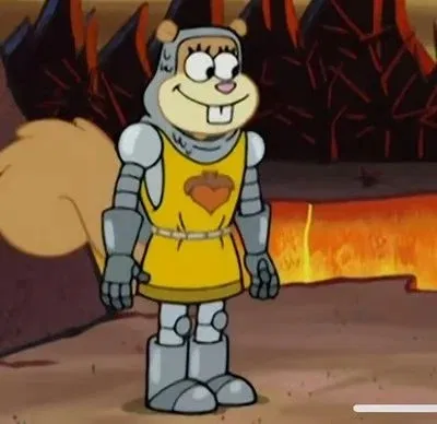 Dark Knight Sandy (Medieval Sandy Cheeks)