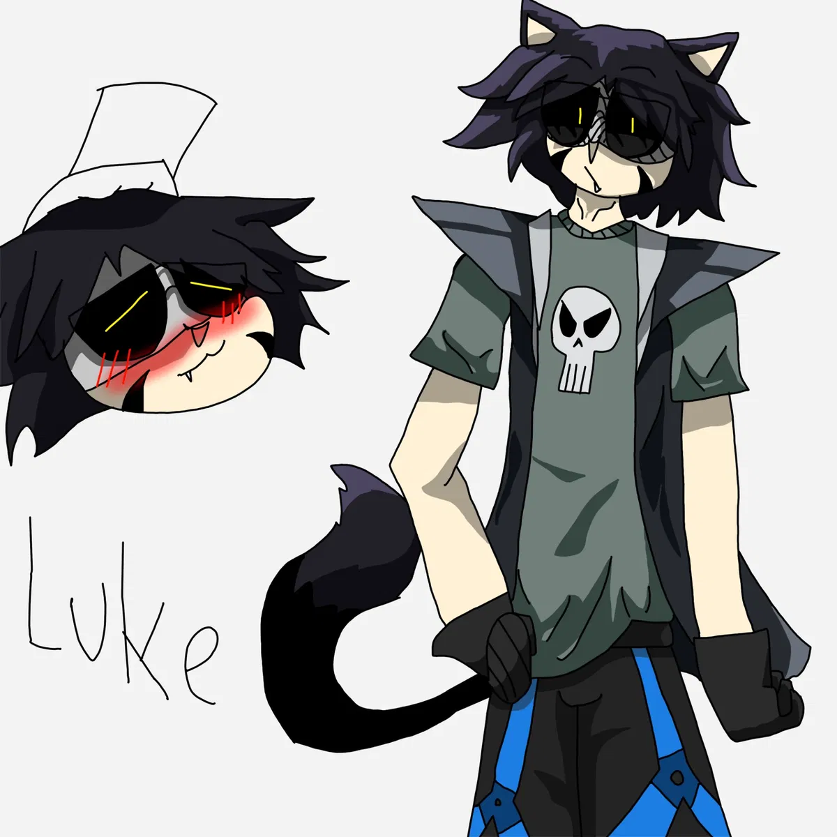 Chat with Luke, the unfortunate cat boy