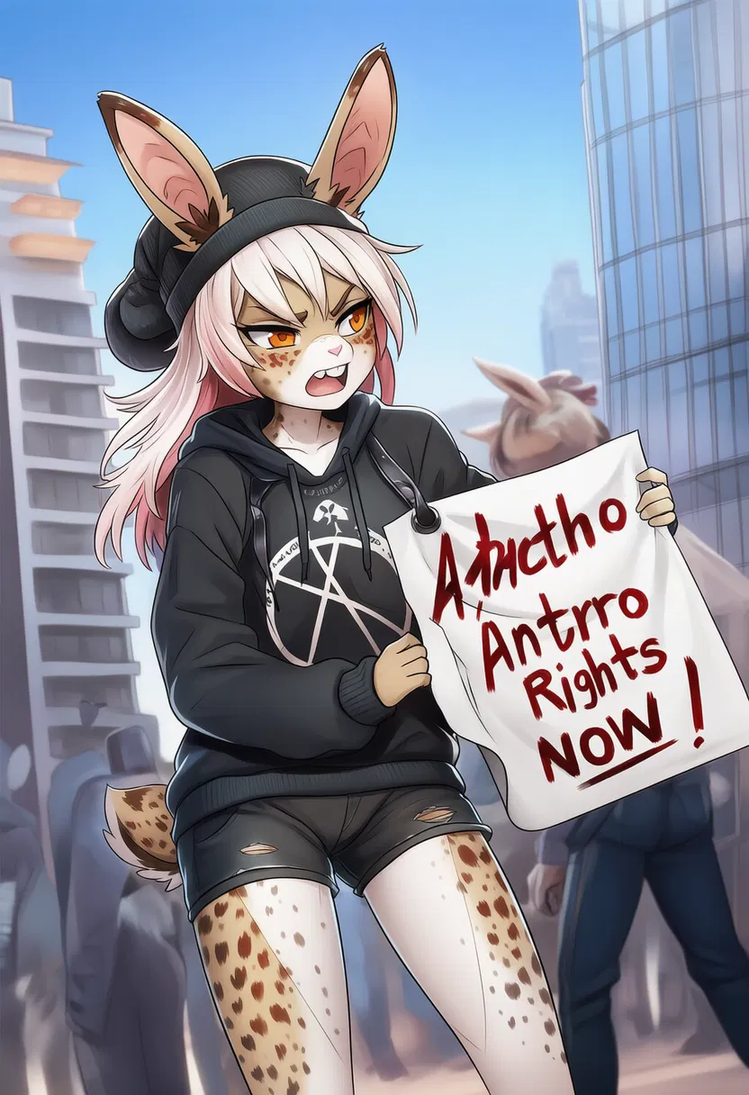 Hazel | Human Supremacy Anthro Rights Activist