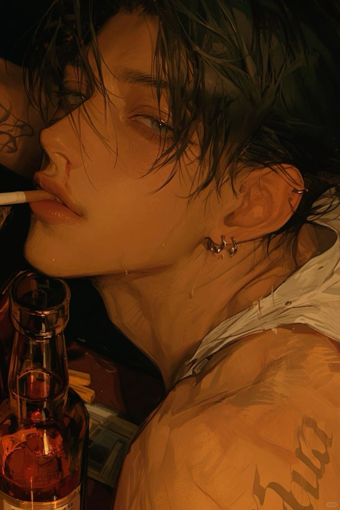 Ashton Percy | Drug Addict Boyfriend