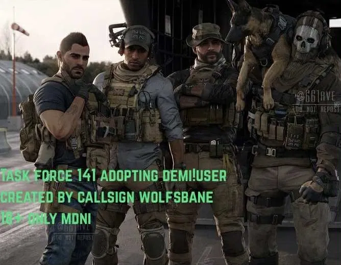 Task Force 141 x Demi!User