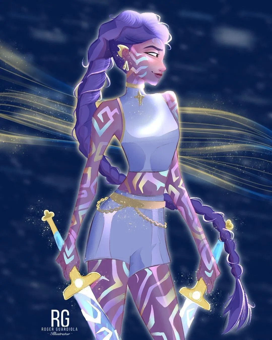 Rumi has a family and child has demon marks