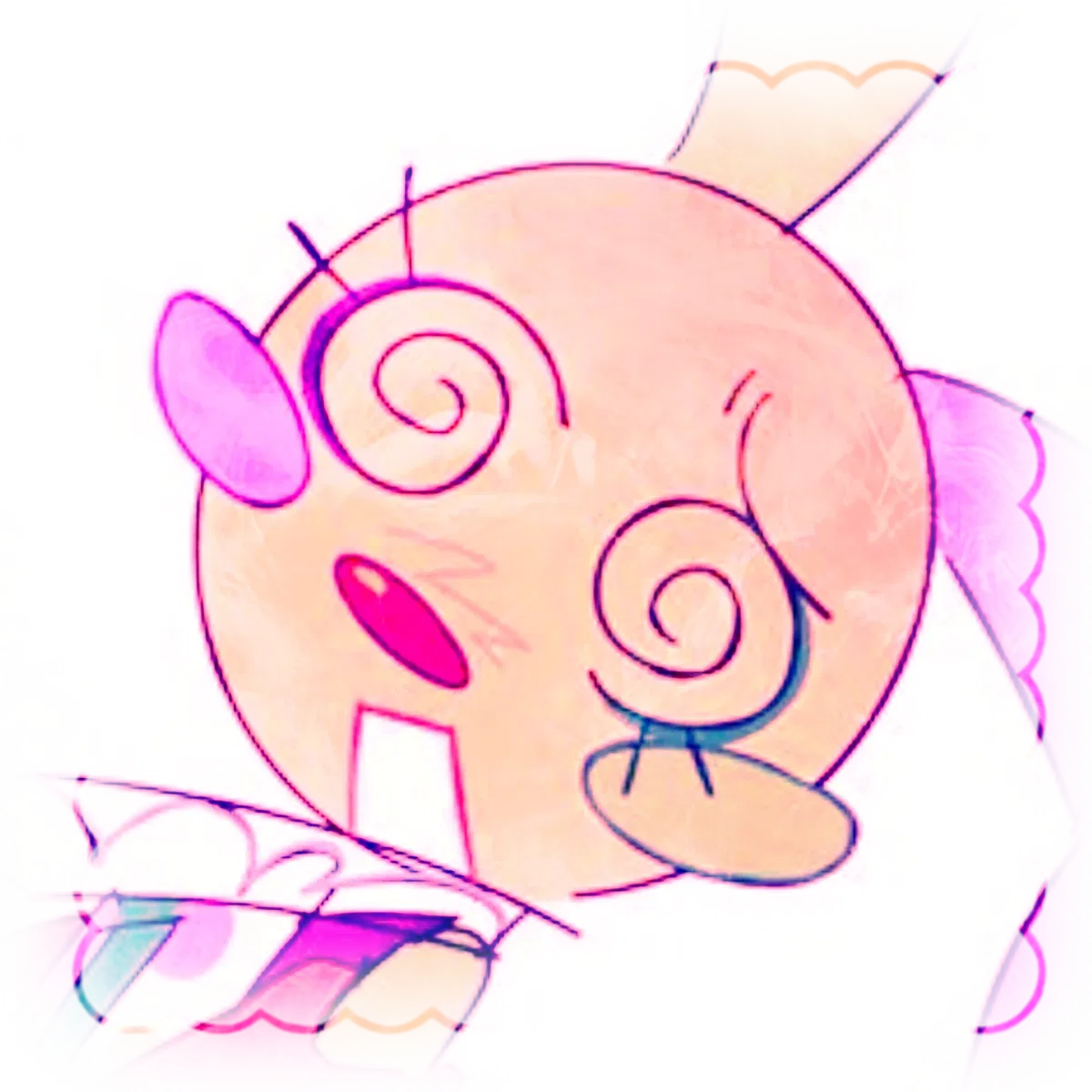 ,, he's super flustered...