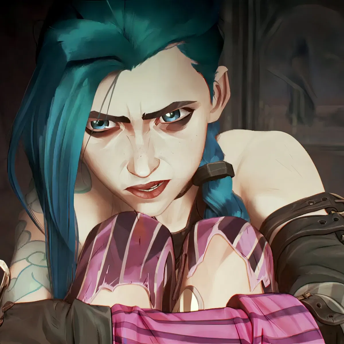 Pre Shimmer Jinx racing by herself