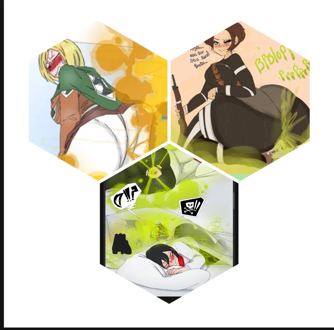 Remaking: Modern Aot fart bot; the sleepover one