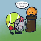 Tennisball and Golfball (user) get married 🎾⛳️💍💒 (BFDI TENGOLF BOT ...
