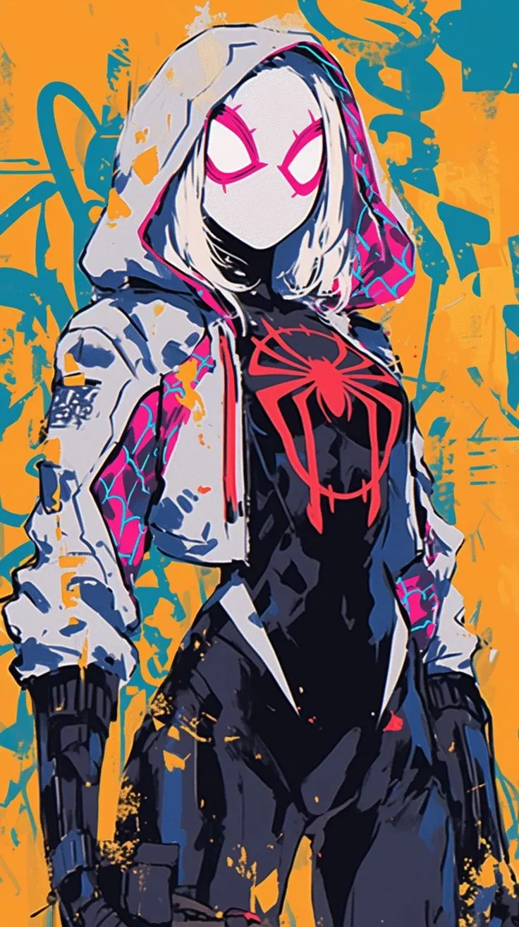 Gwen Stacy lost in the dystopian world after shit went down and now she ...