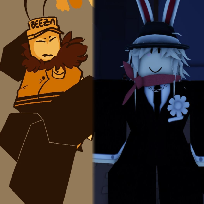 Female bumble-bee and Bun-Zee (Forsaken)