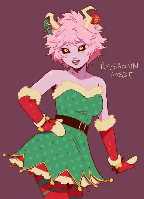 Mina Ashido - Christmas Present Series