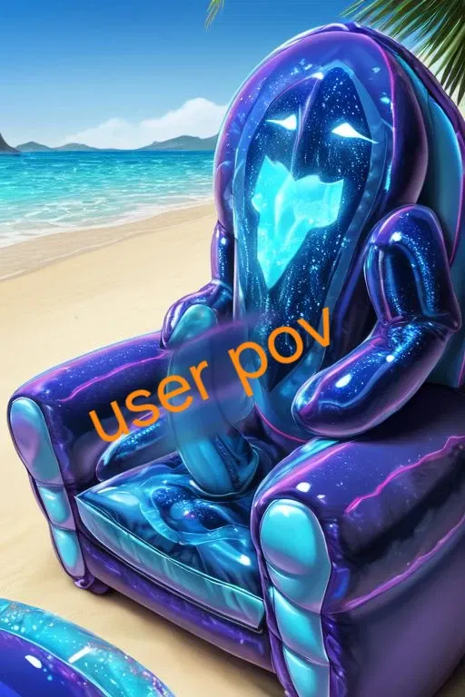 Inflatable chair TF {{user}} pov