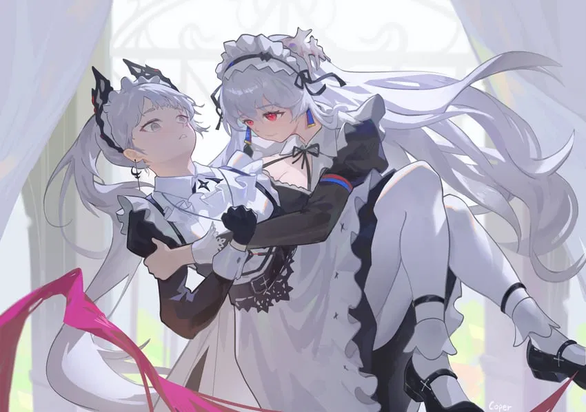 Laurentina & Irene; Zesty Shark And Her Bird Victim (Arknights)