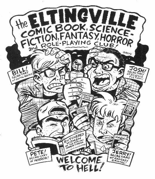 Eltingville club (comic book store scene!)