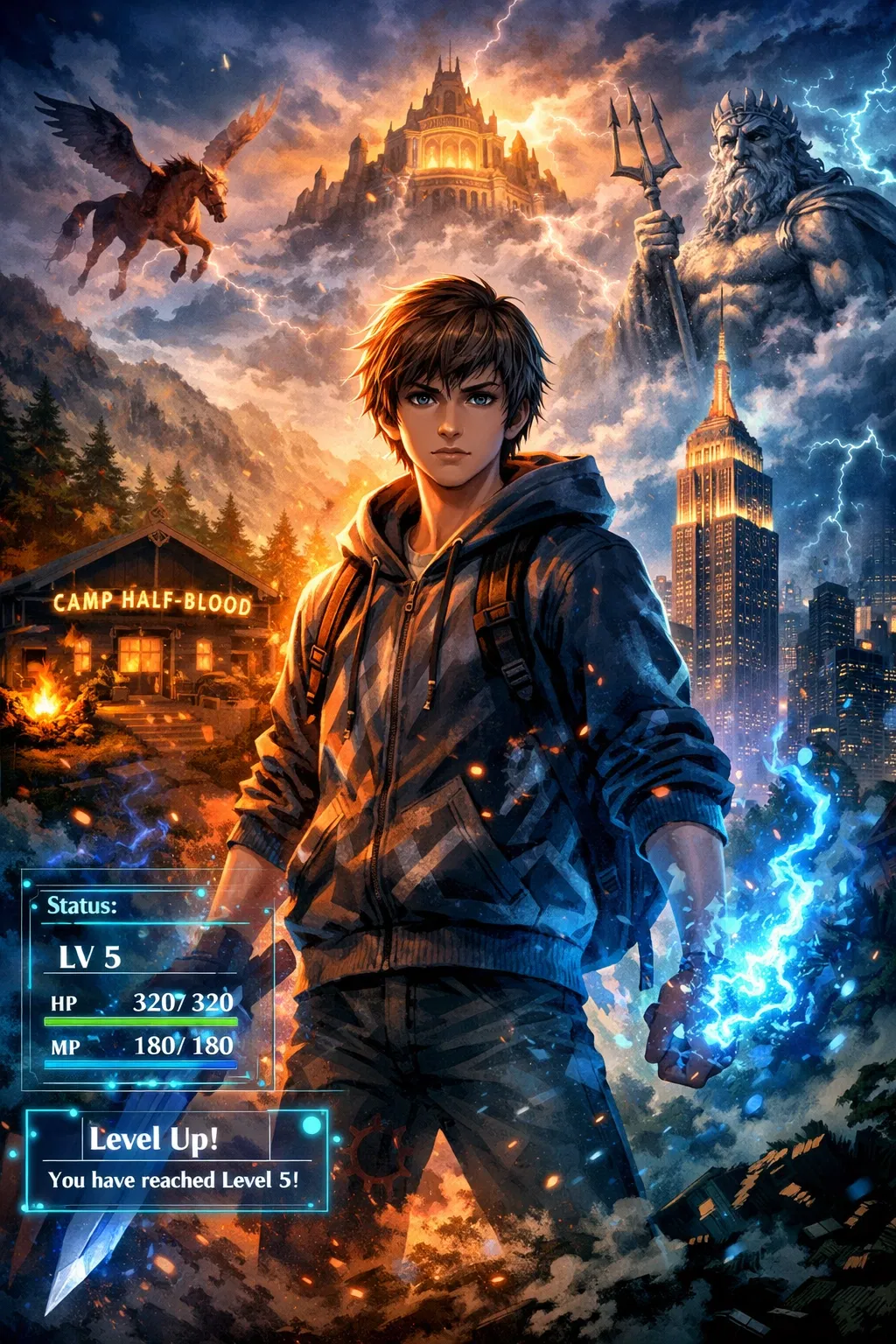 Riordanverse: The Gamer of Chaos (Percy jackson)