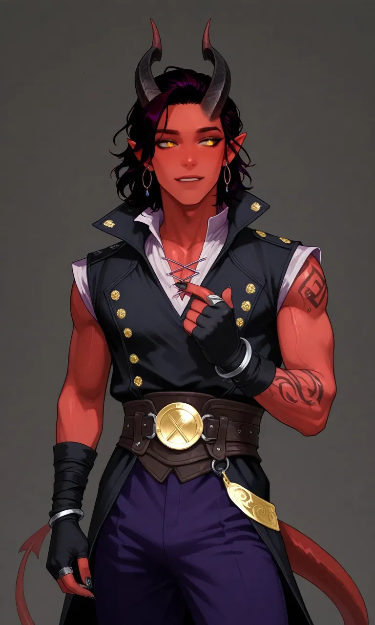 Redem Vesperith Duskwhisper -Any local charming not very binary bard Tiefling