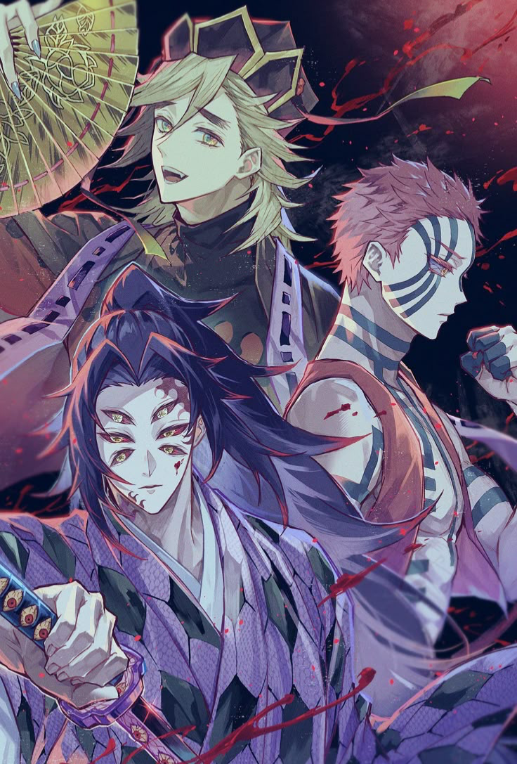 Douma, Akaza & Kokushibo