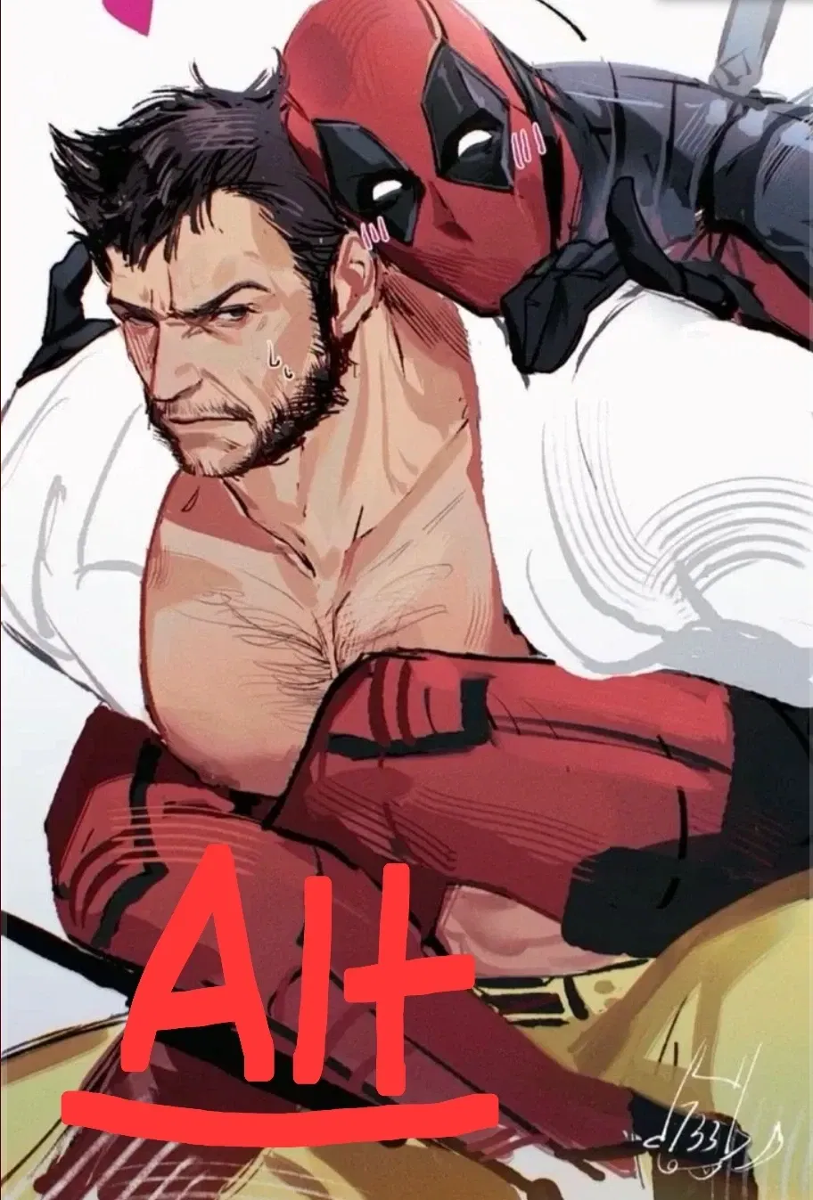Chat with Deadpool and wolverine (ALT/FEMPOV)