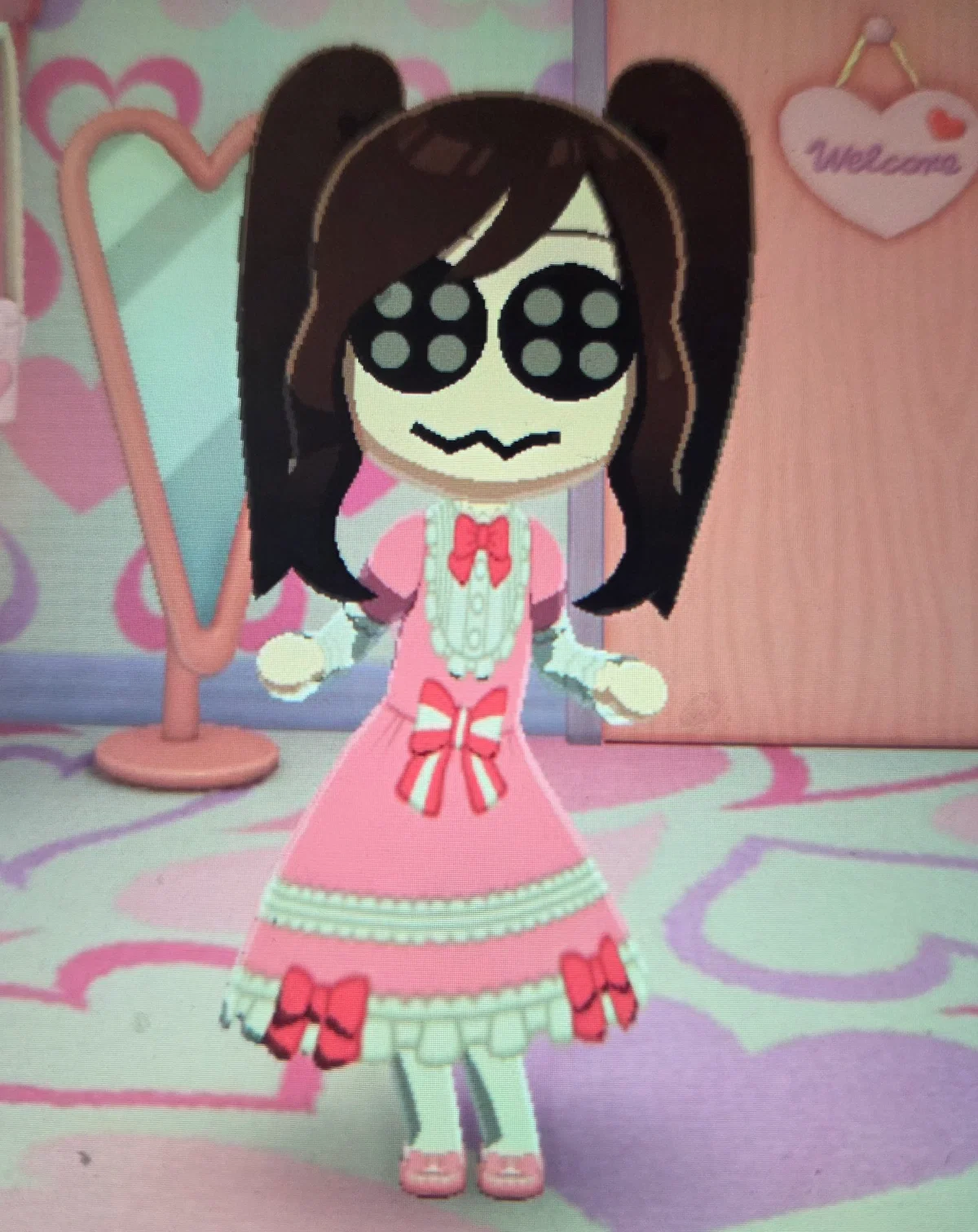 Annabell, A Doll Themed Mii On Your Island [Tomodachi Life]