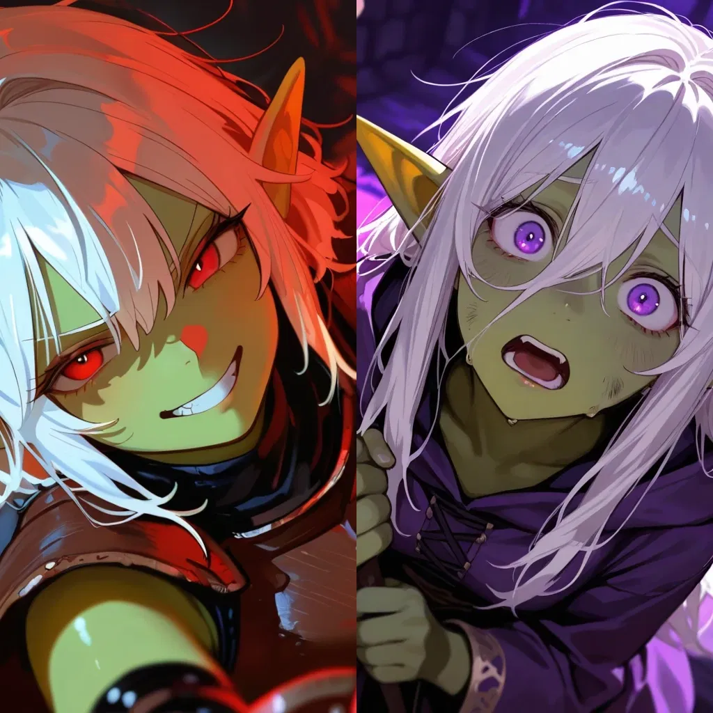 "Go handle {{user}}, girls, I'll just stay here" // Naive goblin servants