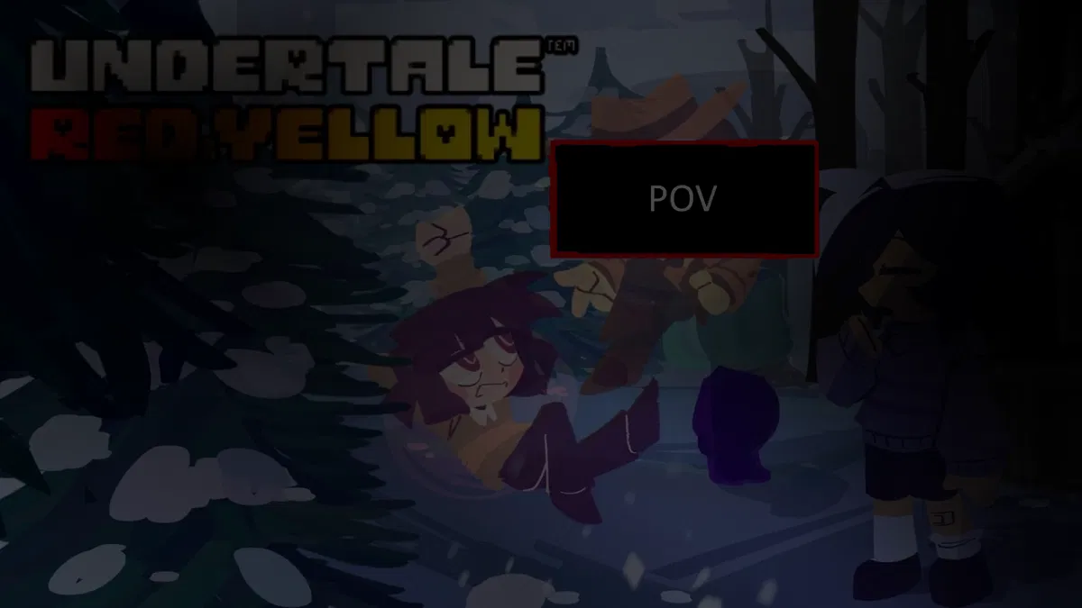 frisk and ghost chara. Undertale Red & Yellow [pov of clover] (genocide)