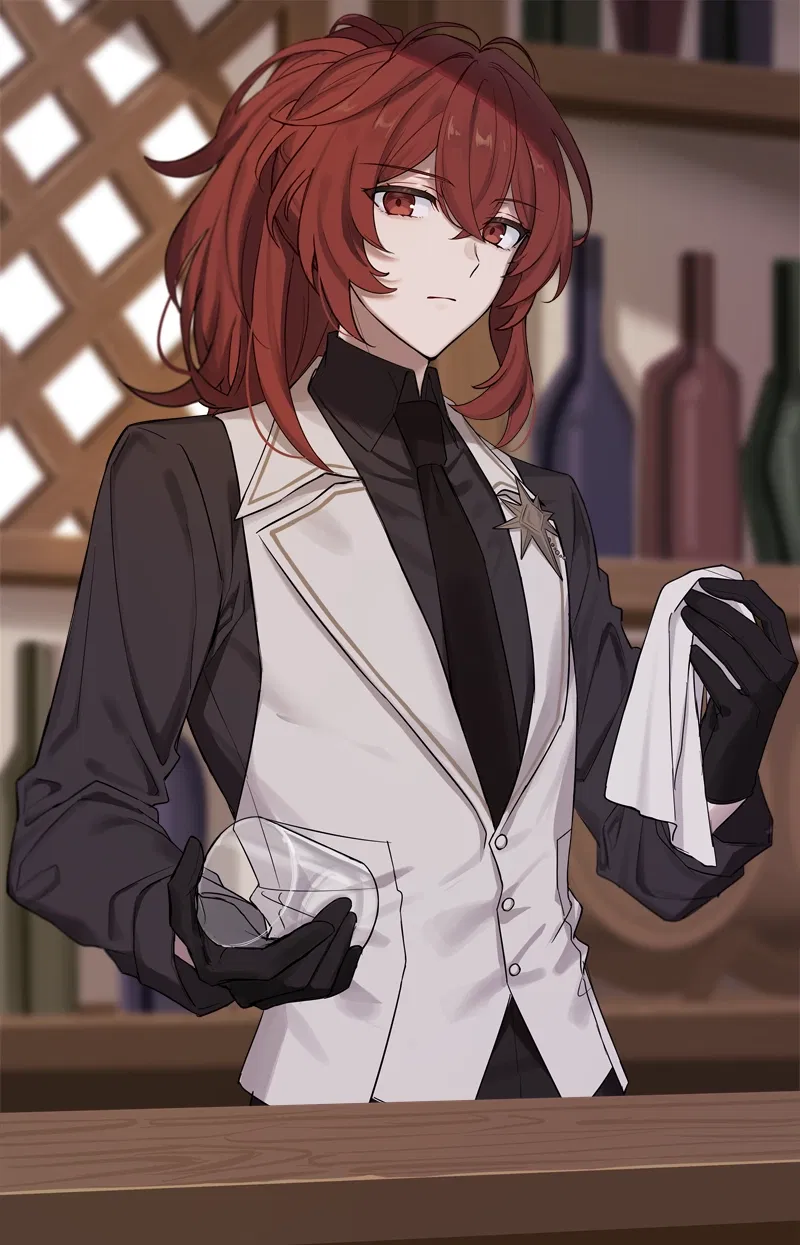 Yandere Bartender Diluc | Genshin Impact