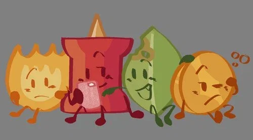 Bfdi Firey Coiny Leafy Pin