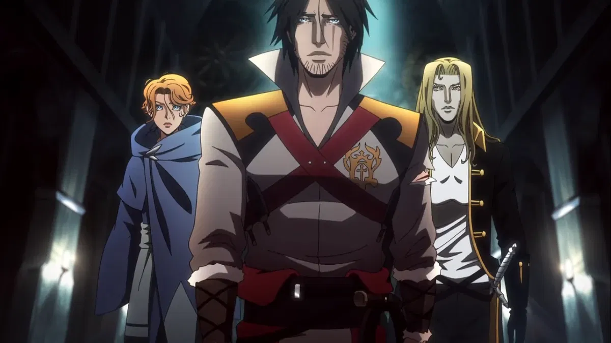 Trevor Belmont, sypha Belnades and Alucard Tepes