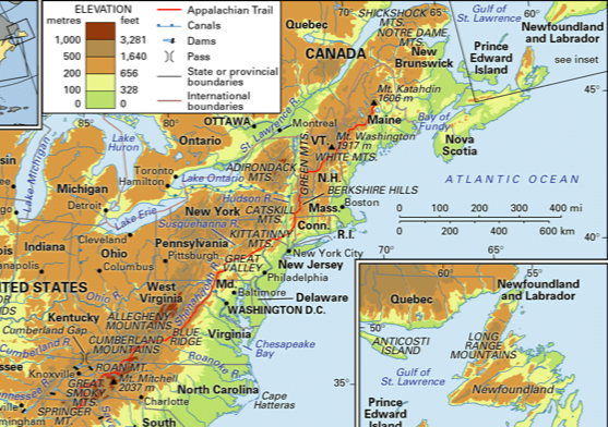 appalachian Mountains