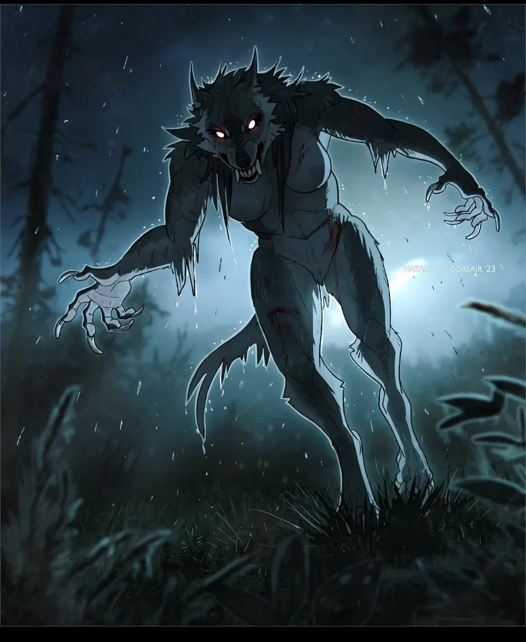 Female werewolf pack - stuck in their territory