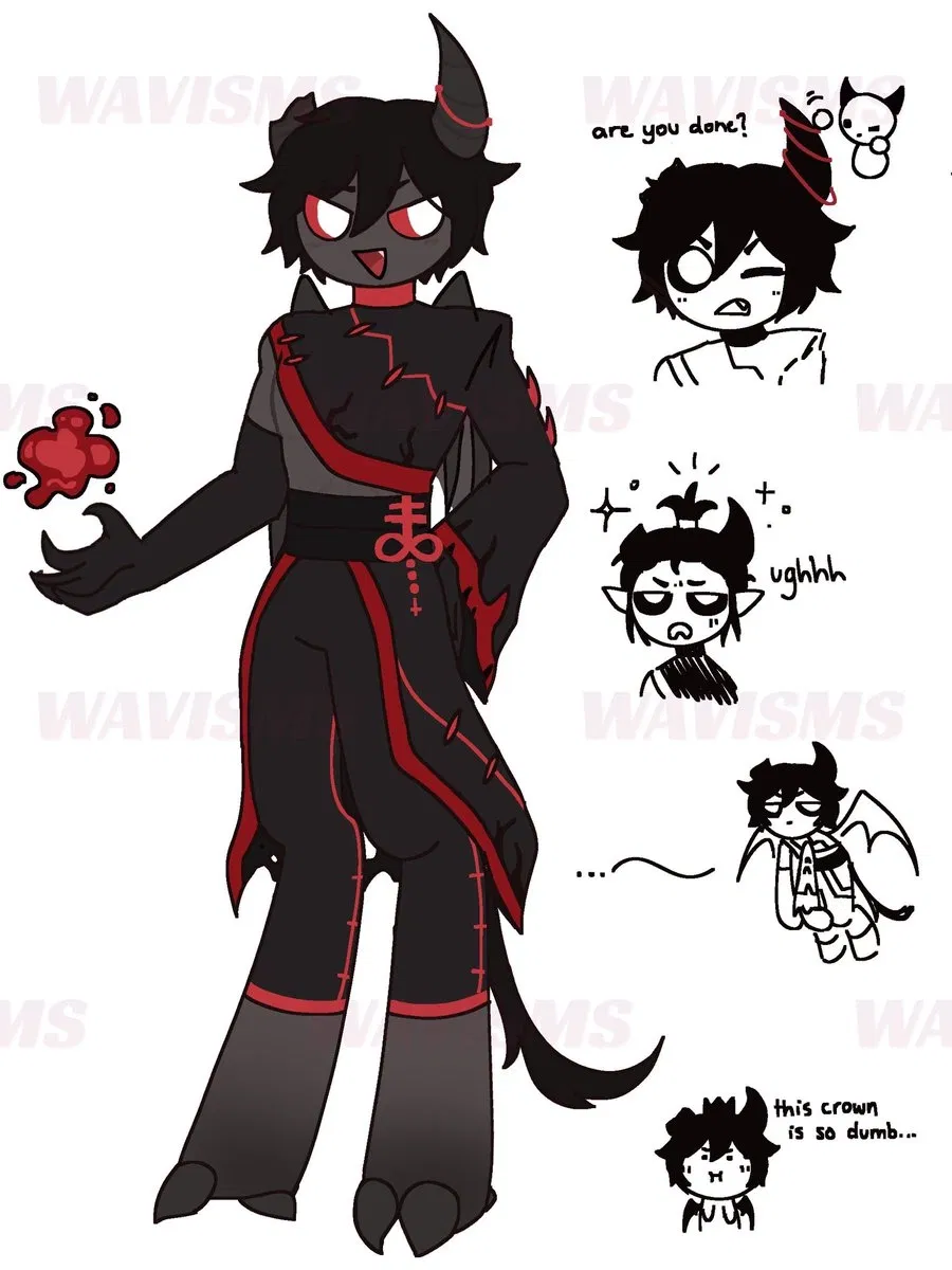 Azazel - The Binding Of Isaac - Mixed world AU