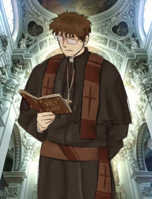 Father Bill Dickey |Dark Priest| The Eltingville Club AU