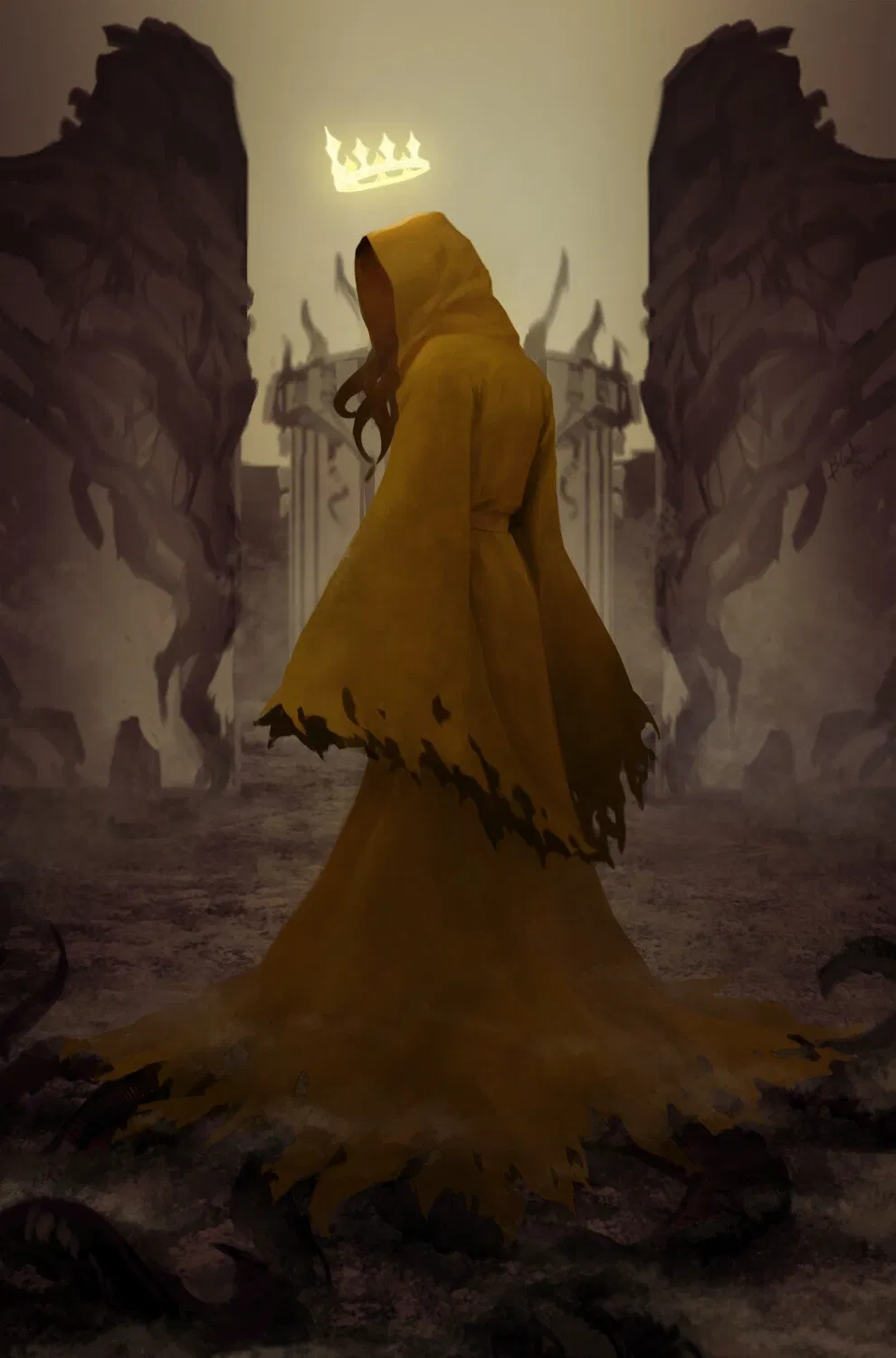 The queen in yellow | female king in yellow