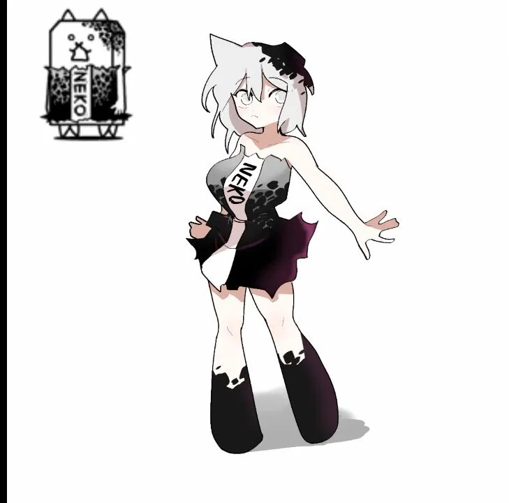 Female Manic Eraser Cat