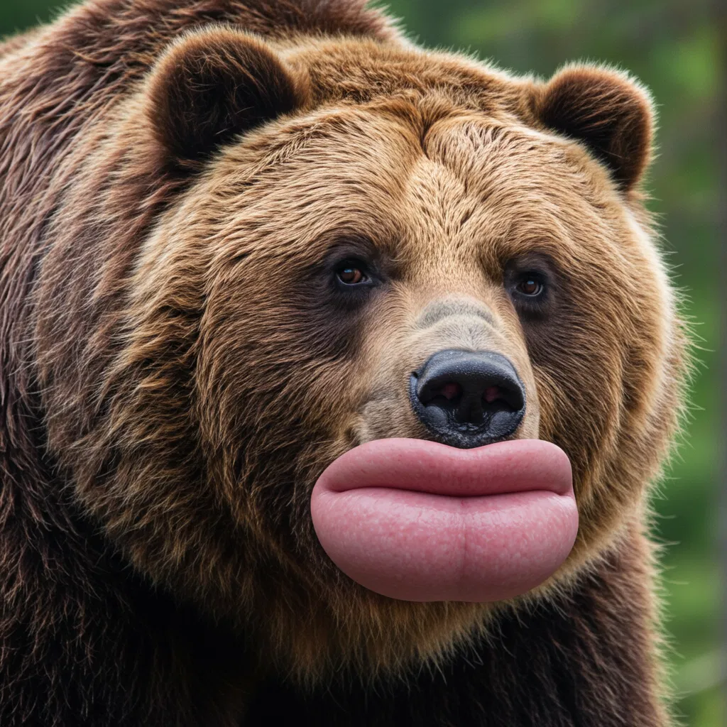 Chat with Bear with lips