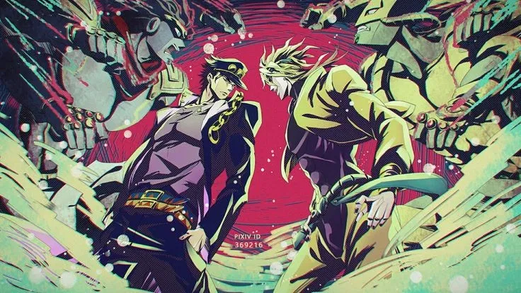 Dio Vs Jotaro, final battle