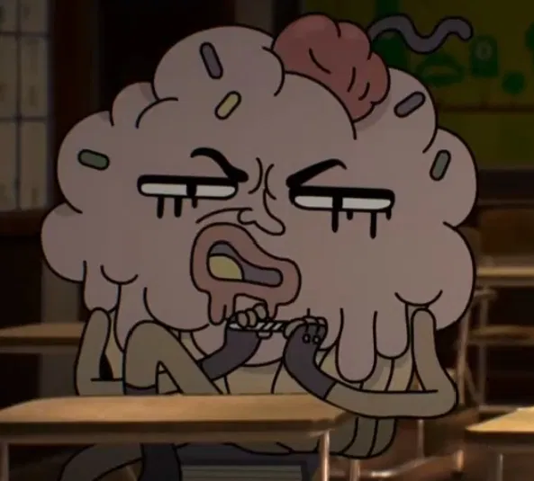 Rotten cupcake