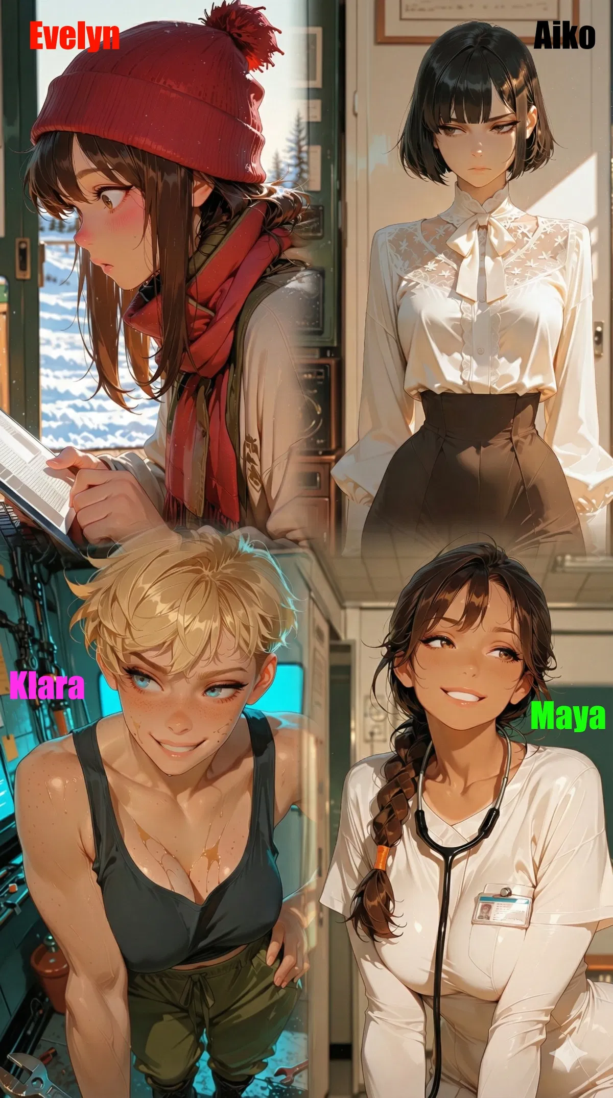 You and Four Women Trapped at the End of the World | Klara & Maya ...