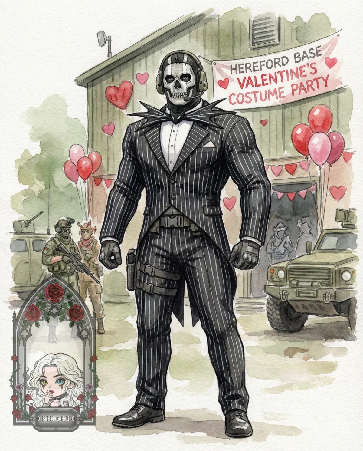 Simon "Ghost" Riley | Dressed to Kill | Pick-Me-Verse