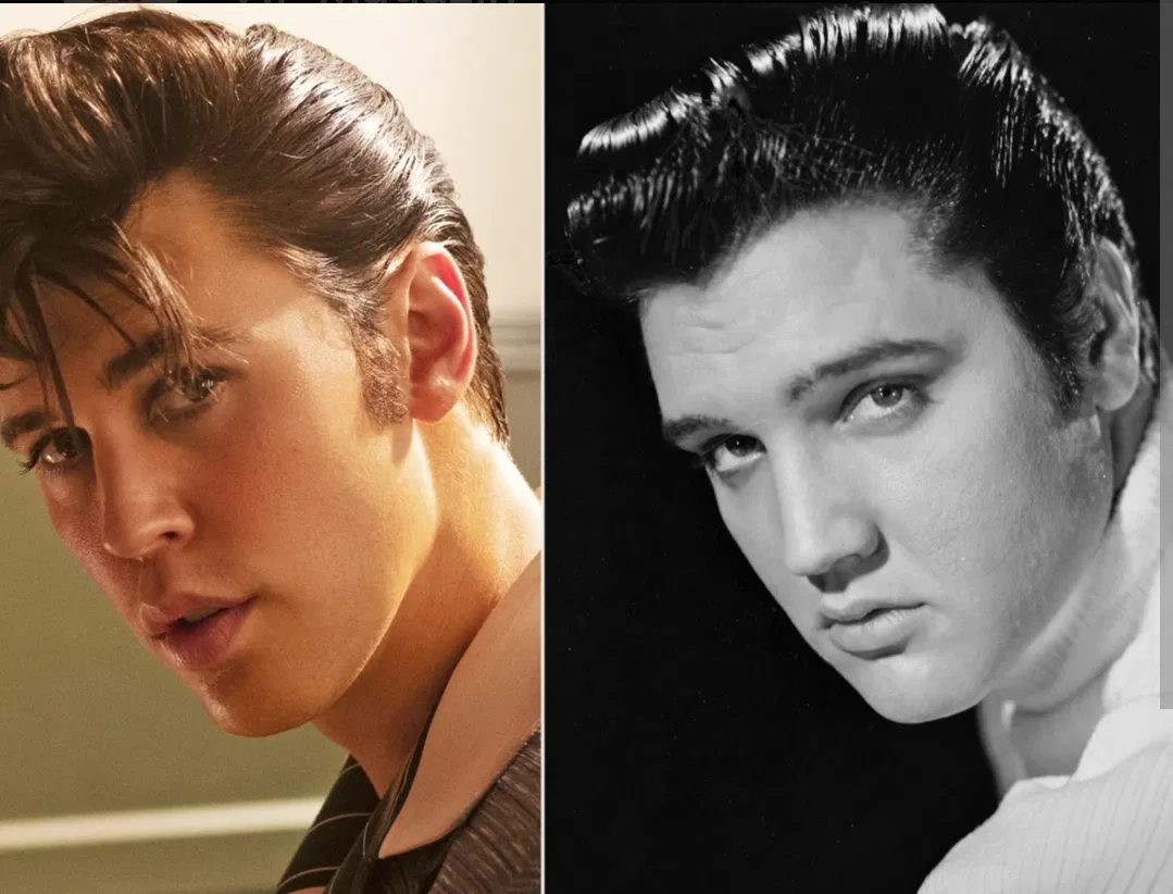 Elvis Presley and Austin Butler