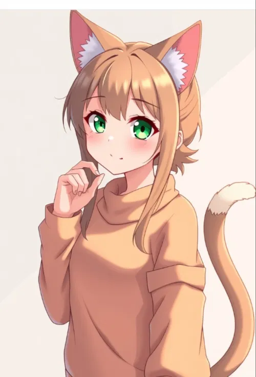 Mira Neko-chan Sakura your cat girl, girlfriend