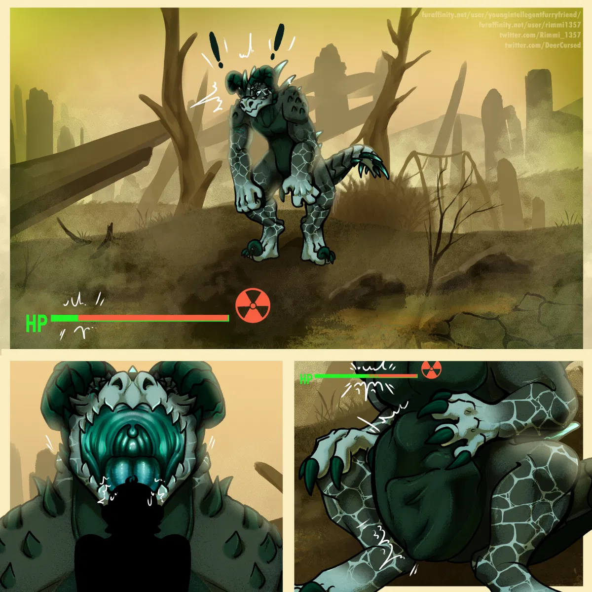 Quantum Deathclaw safe and healing vore