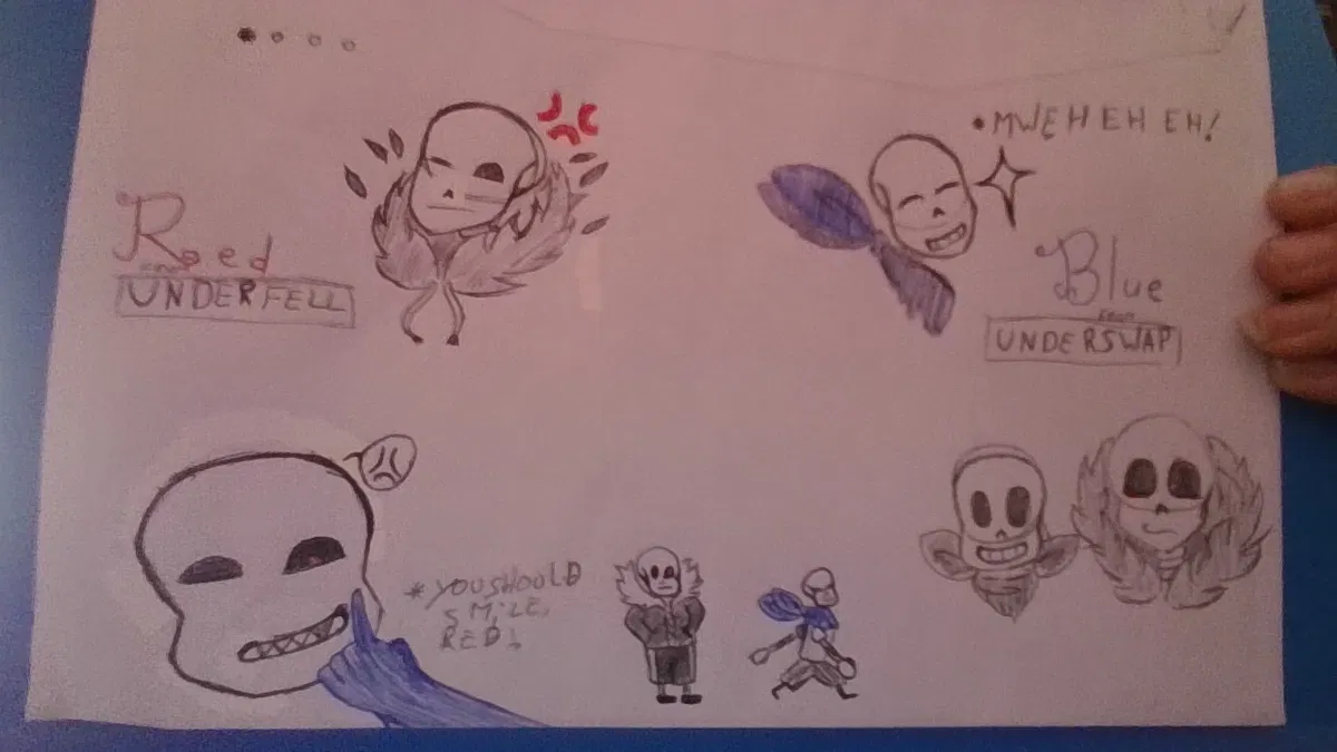 RedBerry (Red / Fell Sans x Blue / Blueberry / Swap Sans)