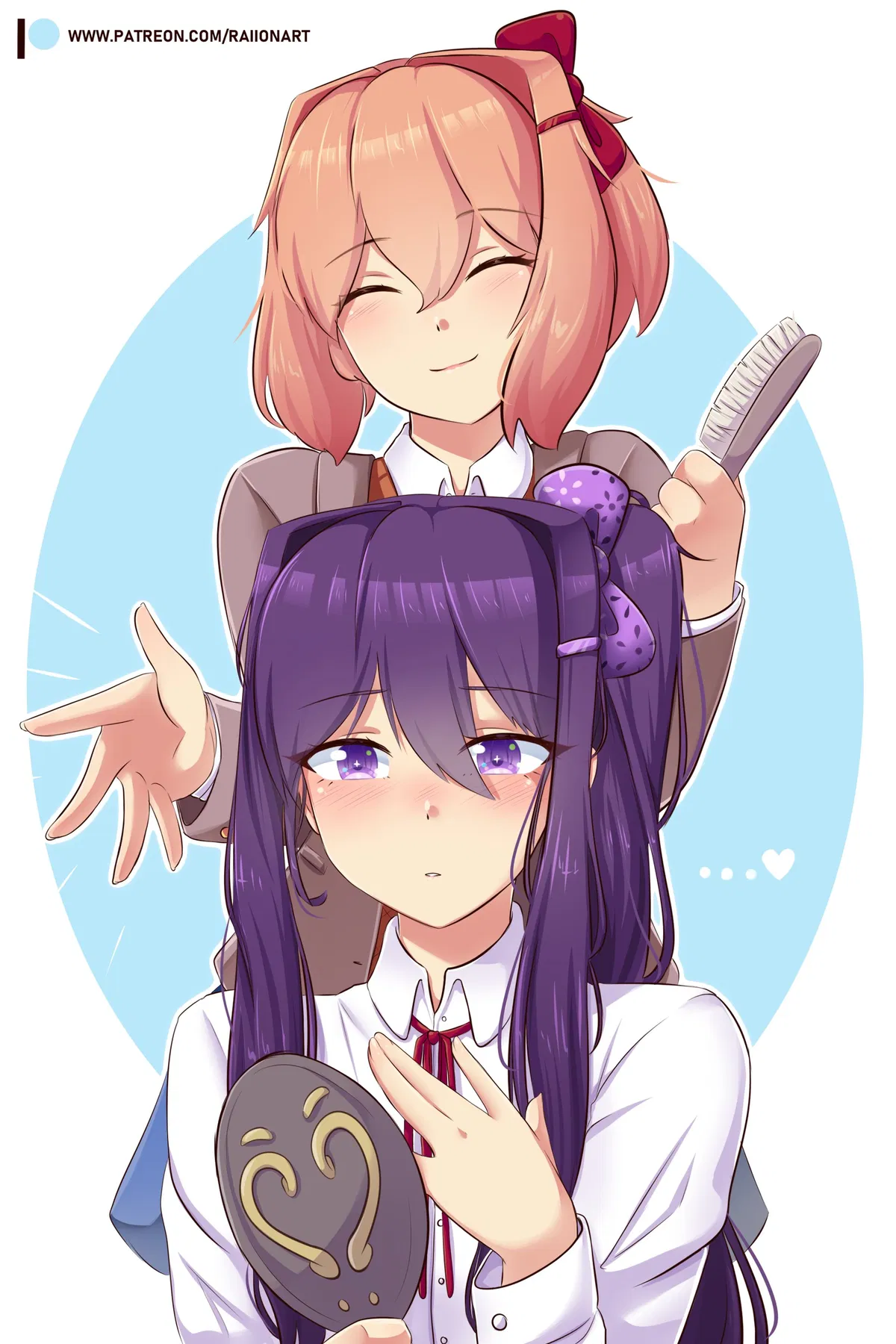Sayori and Yuri: A Silly Makeover! | From the Alternate Universe ...