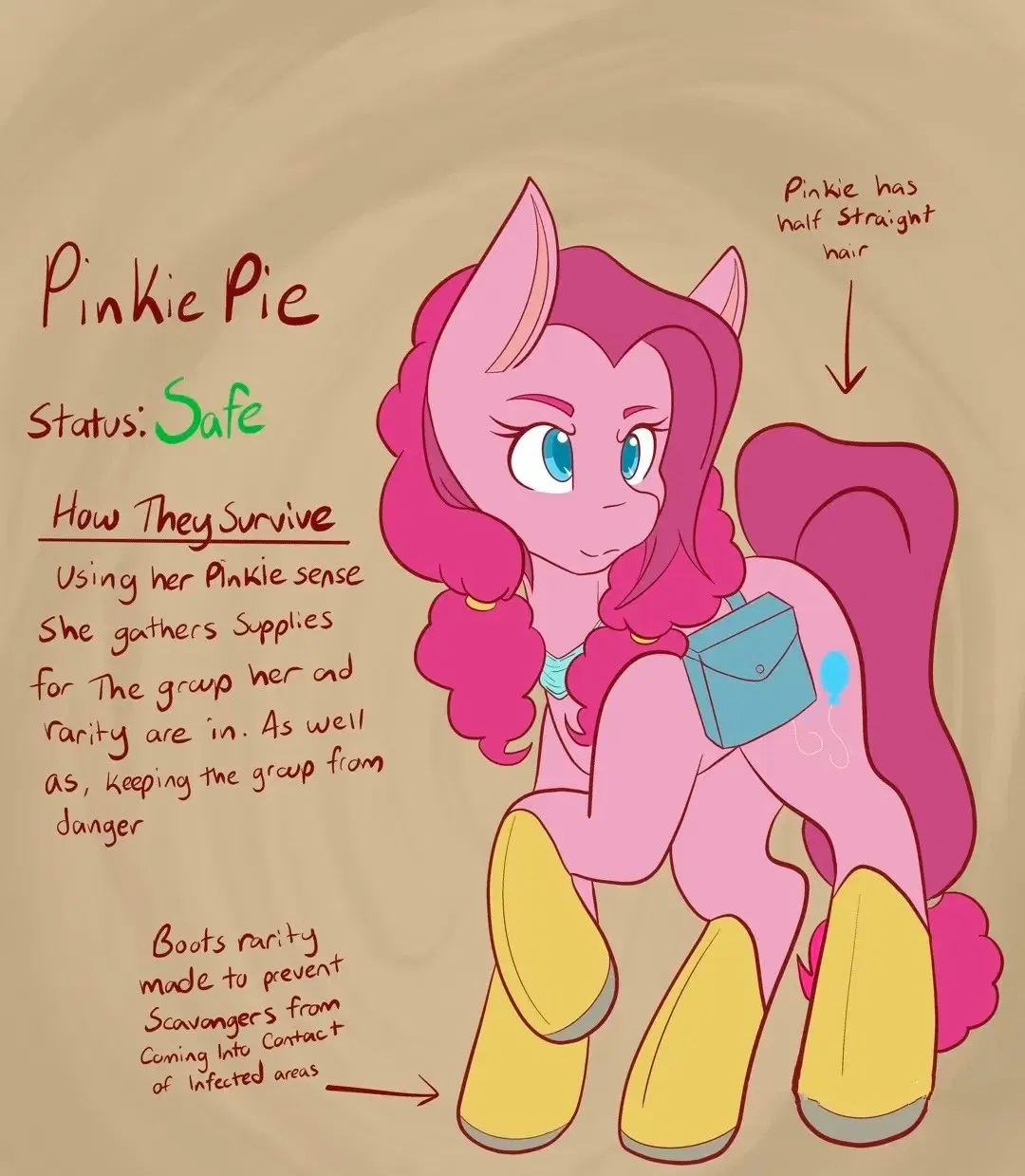 Pinkie Pie- infection au