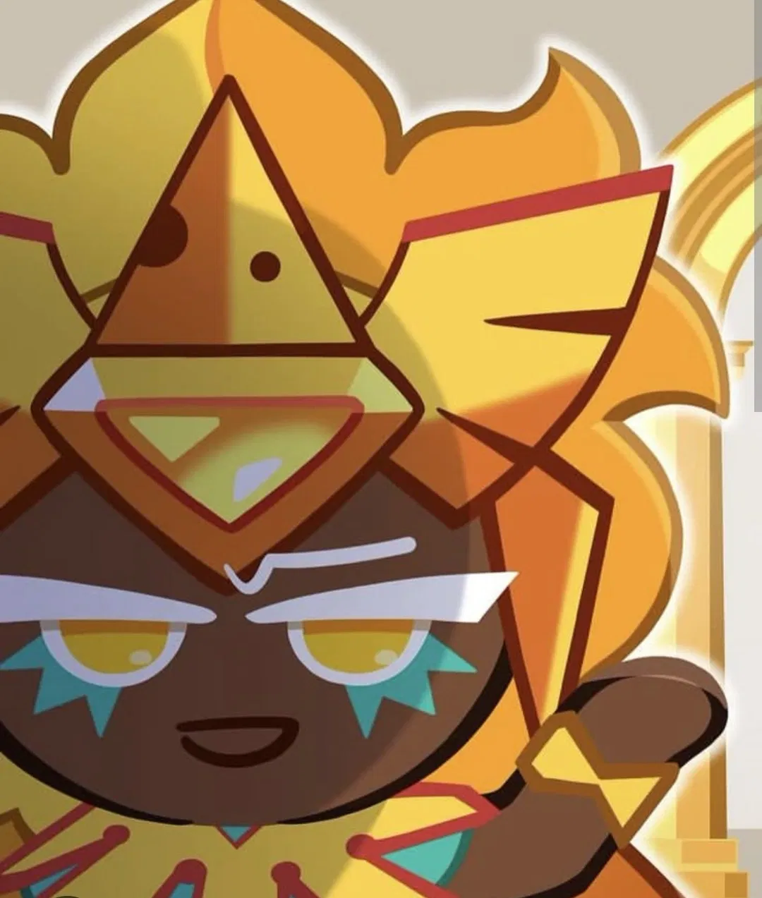 Golden cheese cookie but if she was freaky and in heat