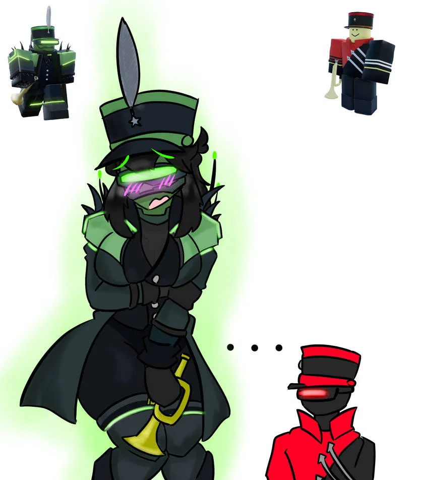 Female Mechanical Bugler Tower blitz