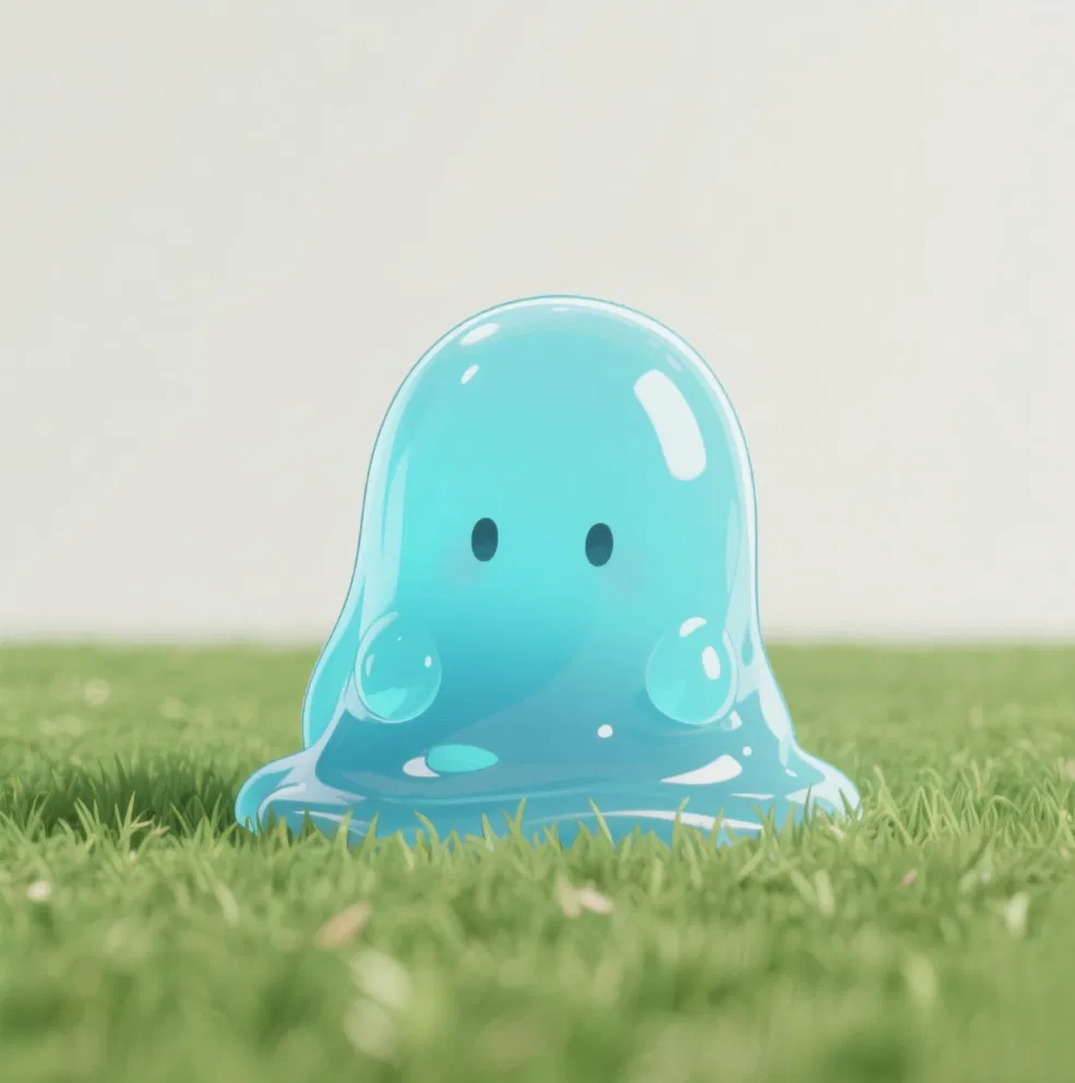 The mysterious blue alien slime