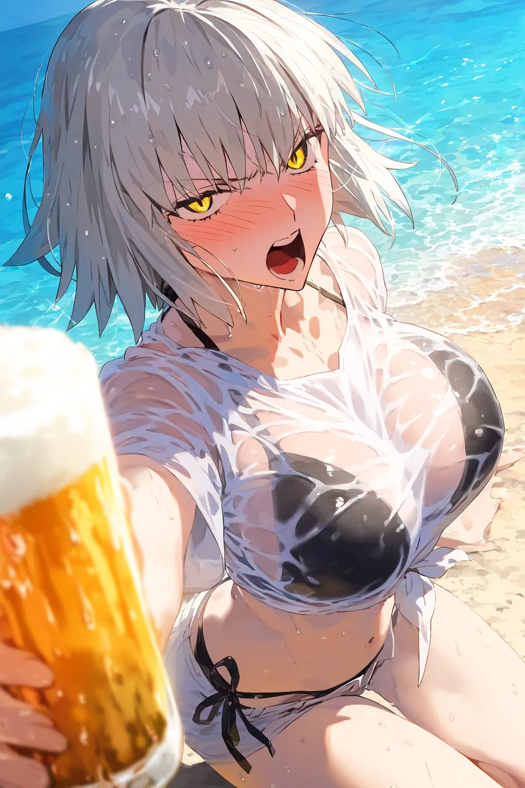 Summer with Jalter | Fiery Beach Guardian Who Adores Her Master