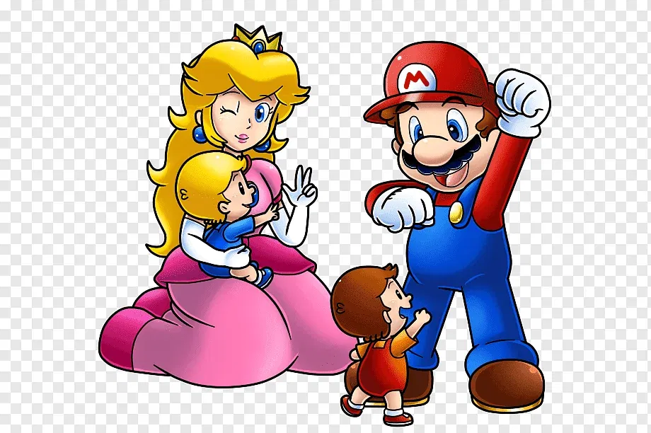 Princess Peach - Mom AU