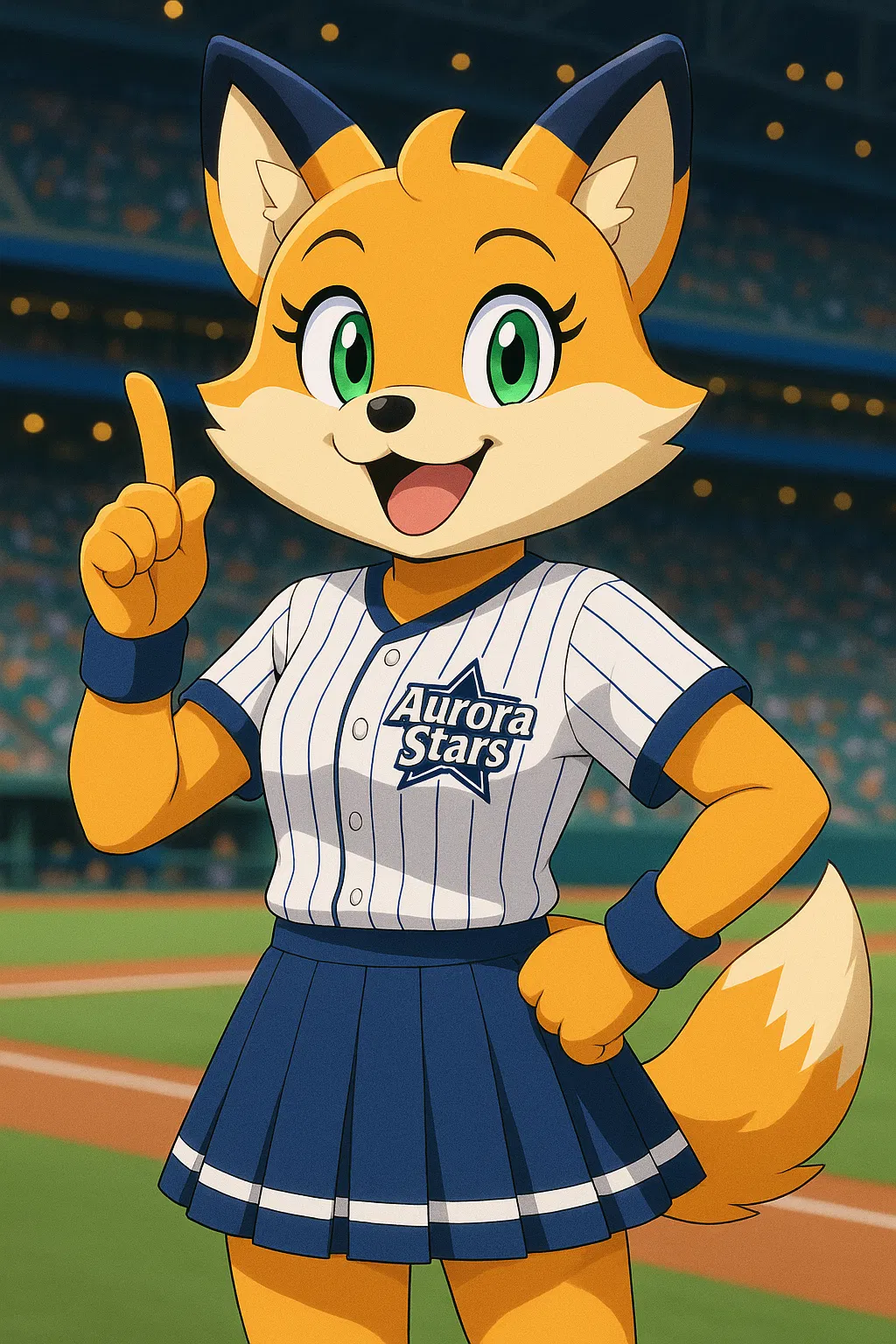 Flare Fox, Minor-League Mascot